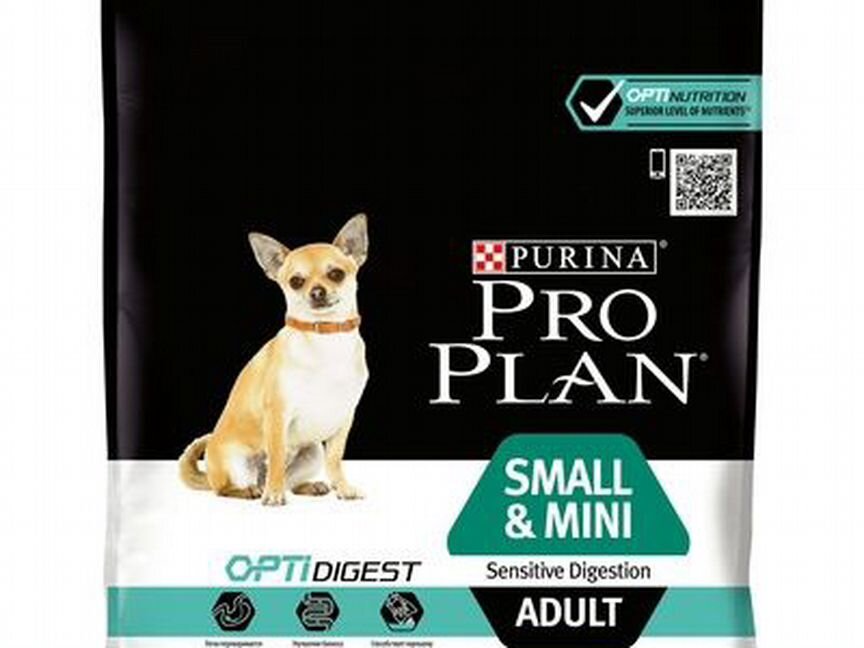 Purina Pro Plan Сухой корм для взрослых собак малы