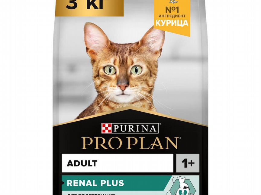 Сухой корм для кошек ProPlan Adult renal plus
