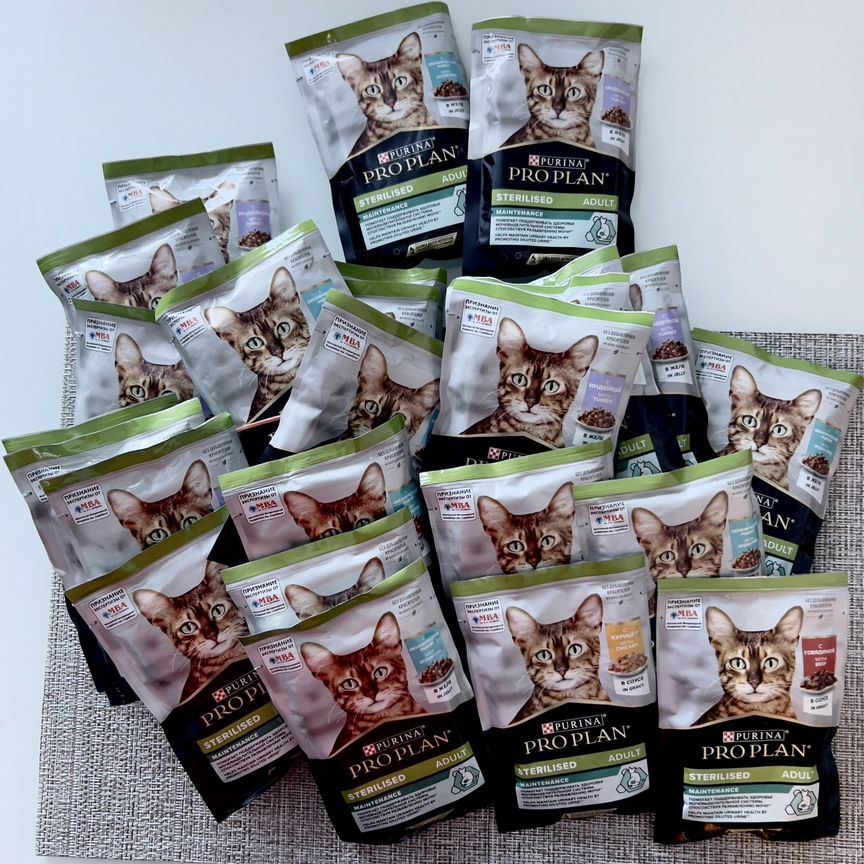 Влажный корм для кошек pro plan