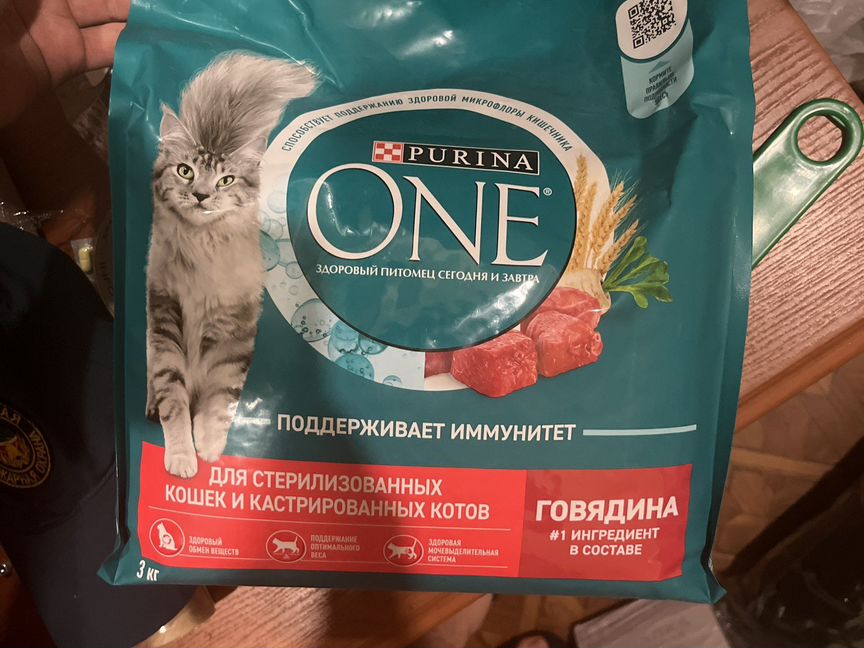 Purina one 3 кг (корм кошачий)
