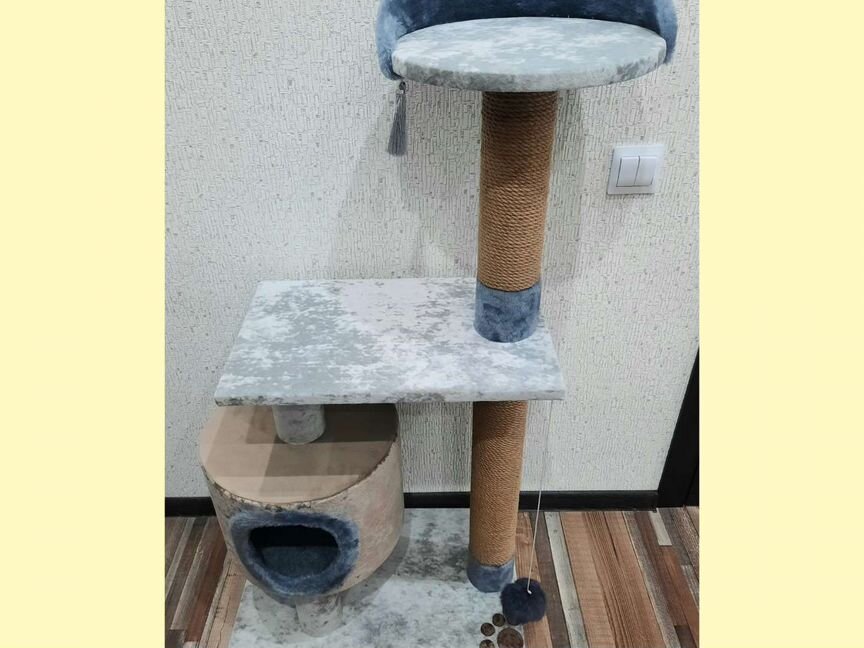 Домик для кошки с когтеточкой