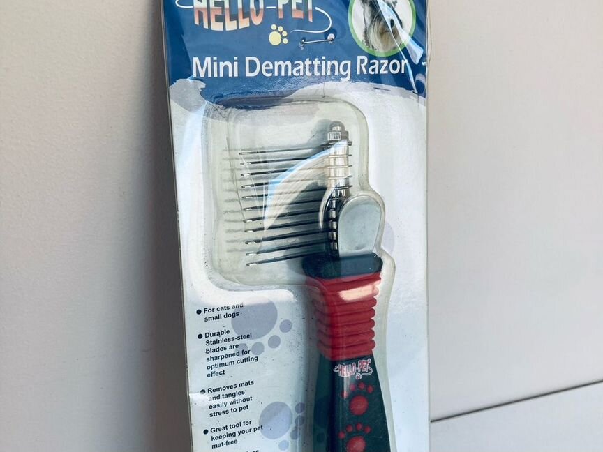 Колтунорез Hello Pet боковой "мини" 11 лезвий