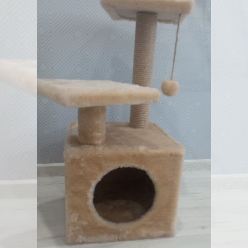 Домик для кошки с когтеточкой