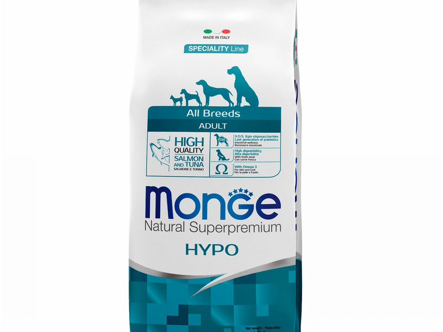 Cухой корм Monge Dog Speciality Line Hypo, 12кг