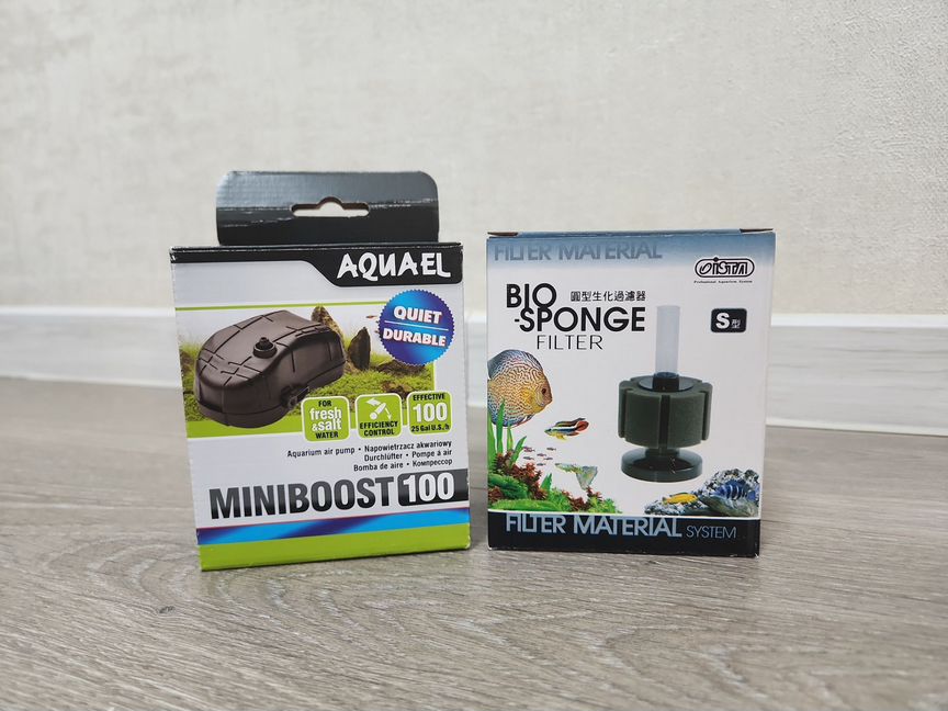 Компрессор miniboost 100 + аэрлифтный фильтр ista