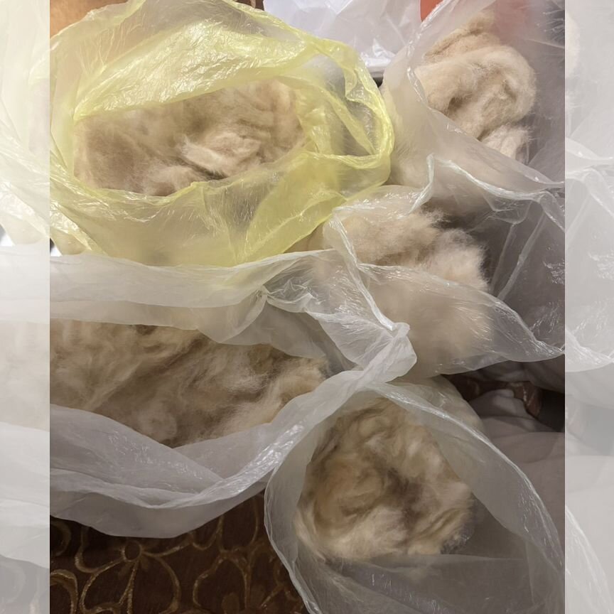 Собачья шерсть, пух (вычес)