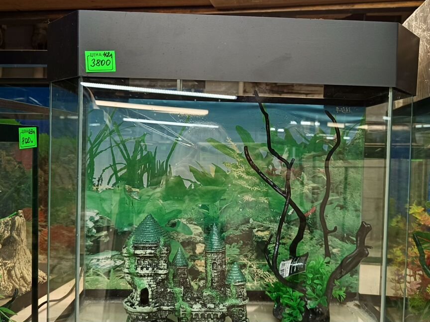 Аквариум новый 64 литра