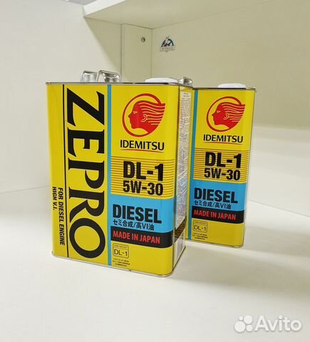 Idemitsu zepro 5W30 4л diesel DL-1 купить в Москве | Авито