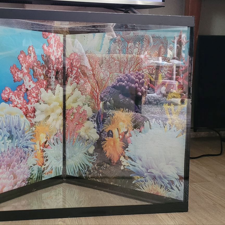 Аквариум угловой 28л