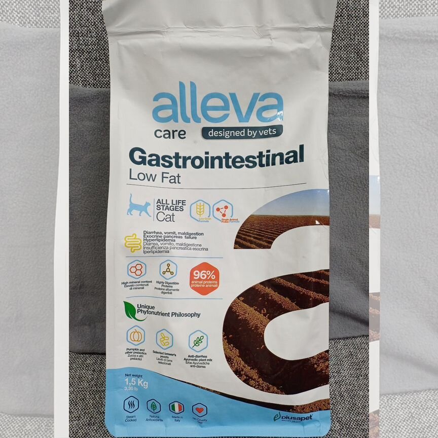 Корм для кошек Alleva gastrointestinal 1,5 кг
