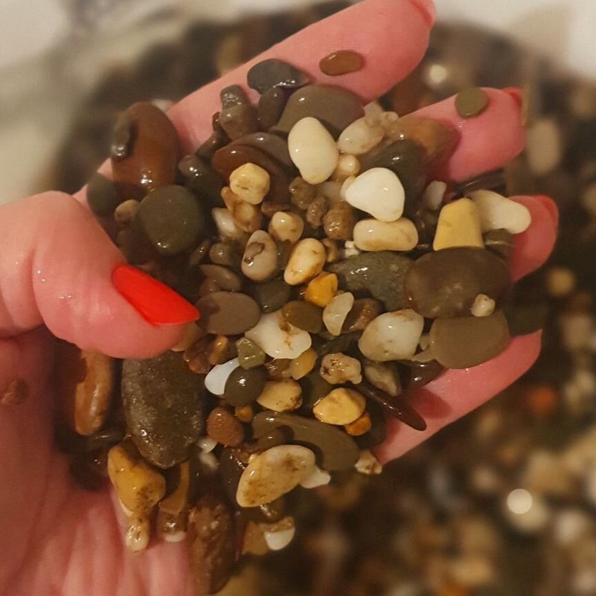 Грунт для аквариума галька морская