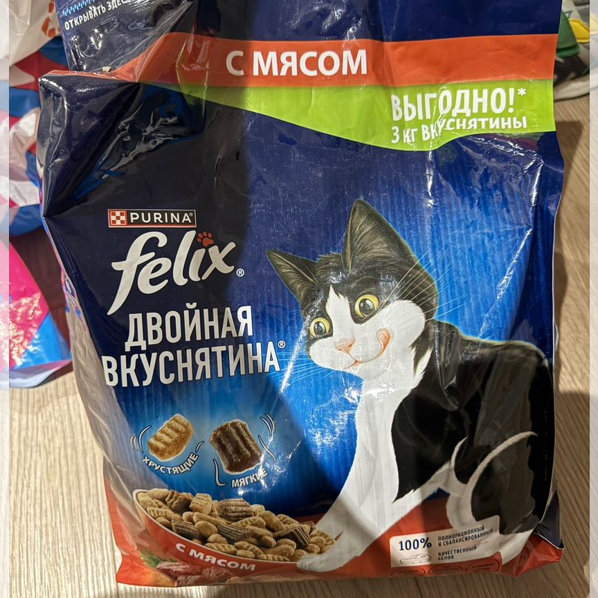 Корм для кошек Феликс