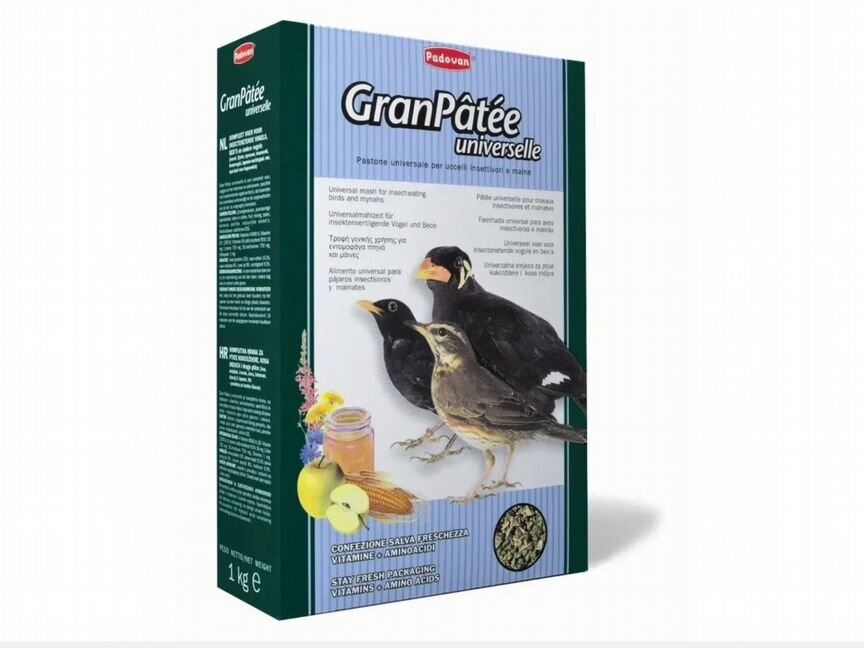 Корм птиц Padovan Granpate Fruit, Univers, Insect
