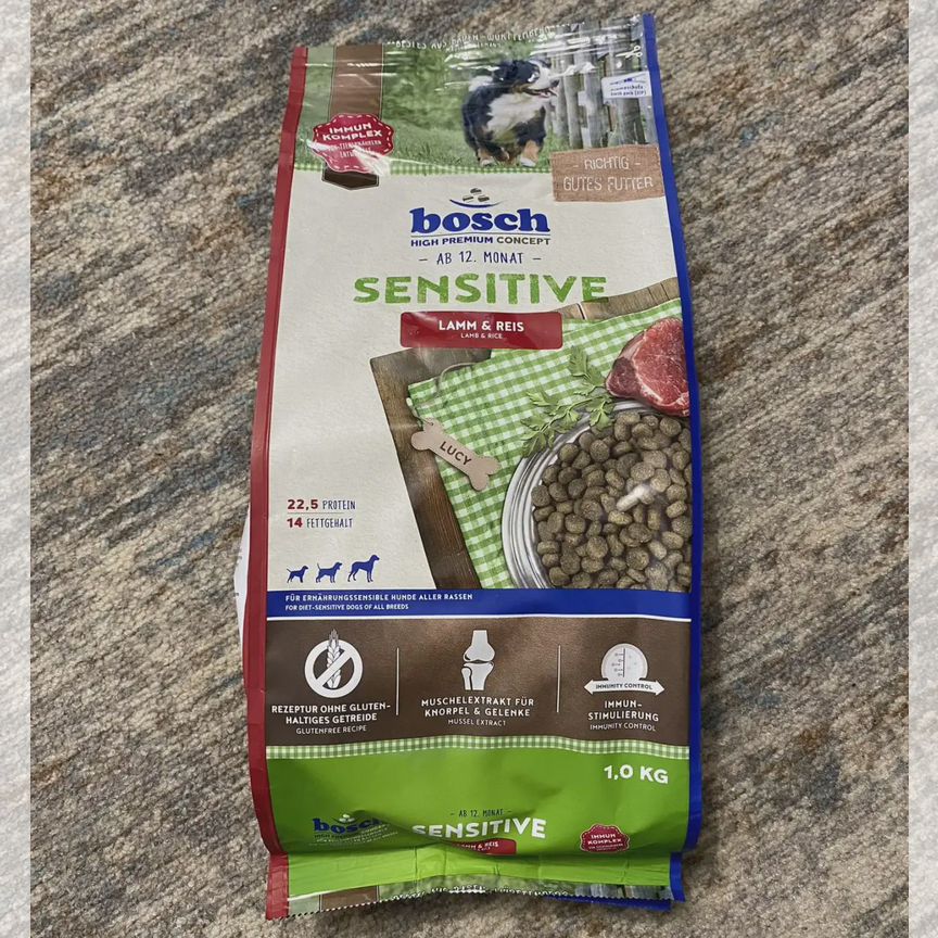 Корм для собак bosch sensitive ягненок и рис
