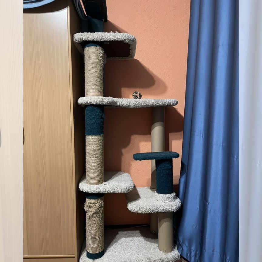 Когтеточка игровой комплекс для кошек