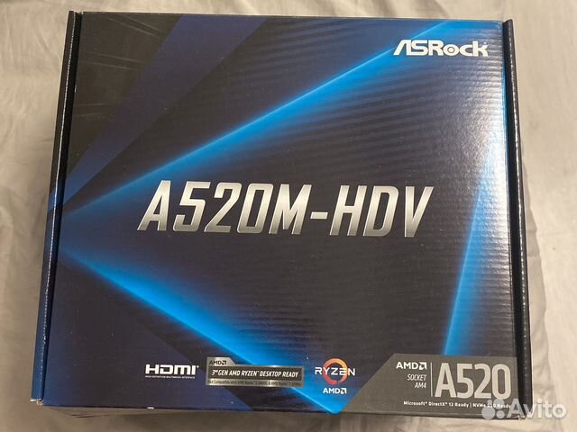 Материнская плата asrock a520m - hdv купить в Котельниках | Электроника ...