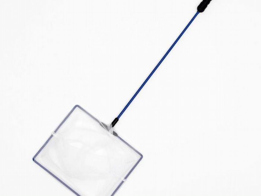 Сачок аквариумный 15 см, синий - 6926282