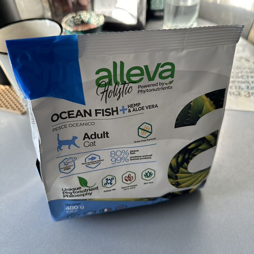 Корм для кошек 400 g Alleva holistic ocean fish