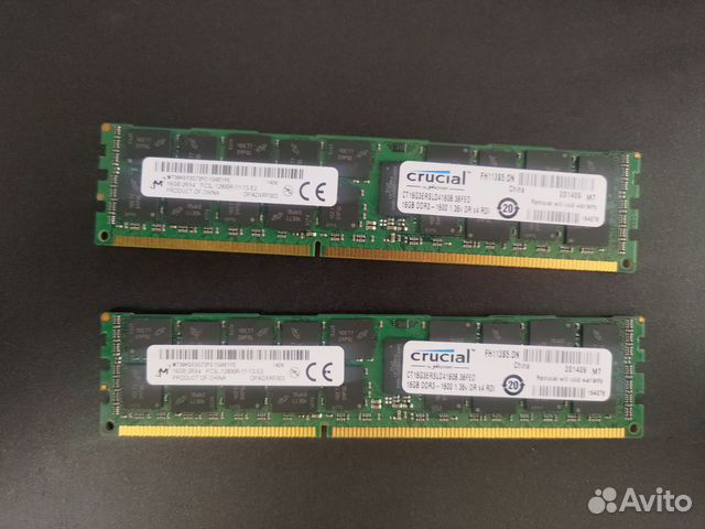 Оперативная память Ddr3 16gb Ecc купить в Москве Электроника Авито