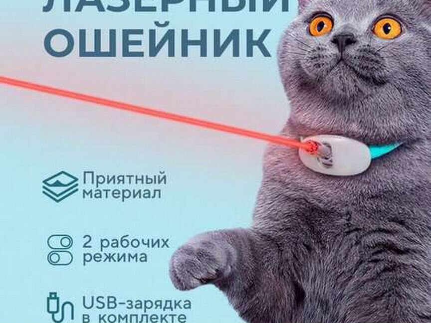 Лазерный Ошейник для кошек