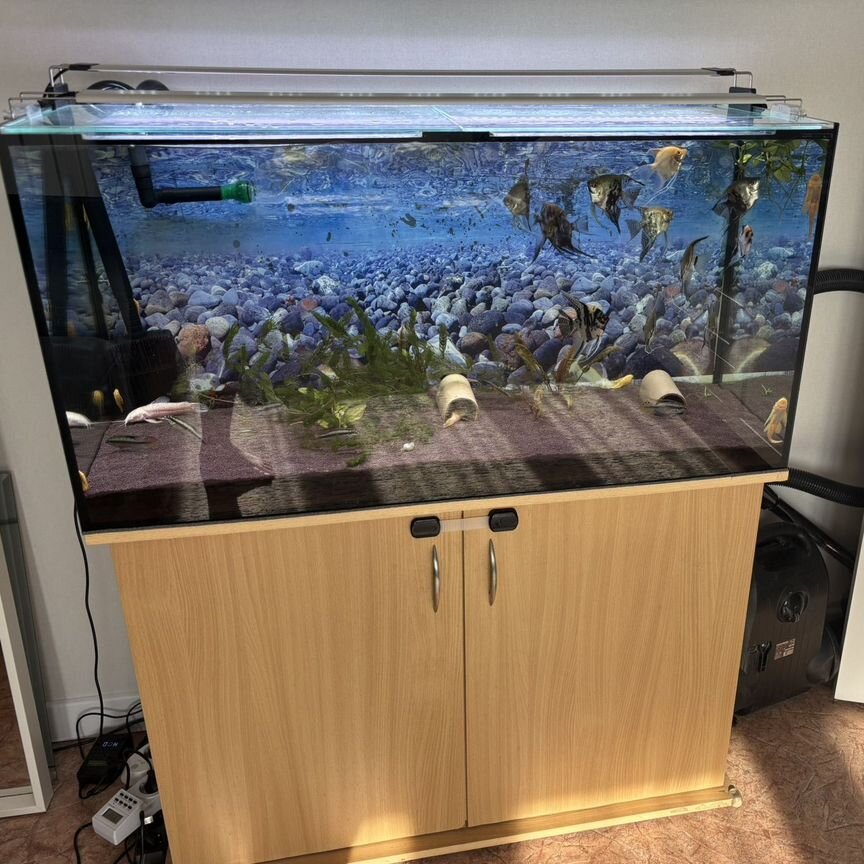 Аквариум 200 литров с тумбой