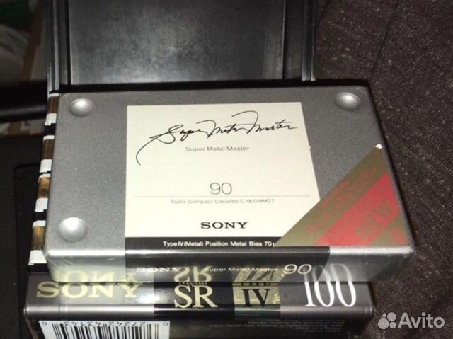Аудиокассета Sony Super Metal Master 90 купить в Москве | Электроника ...