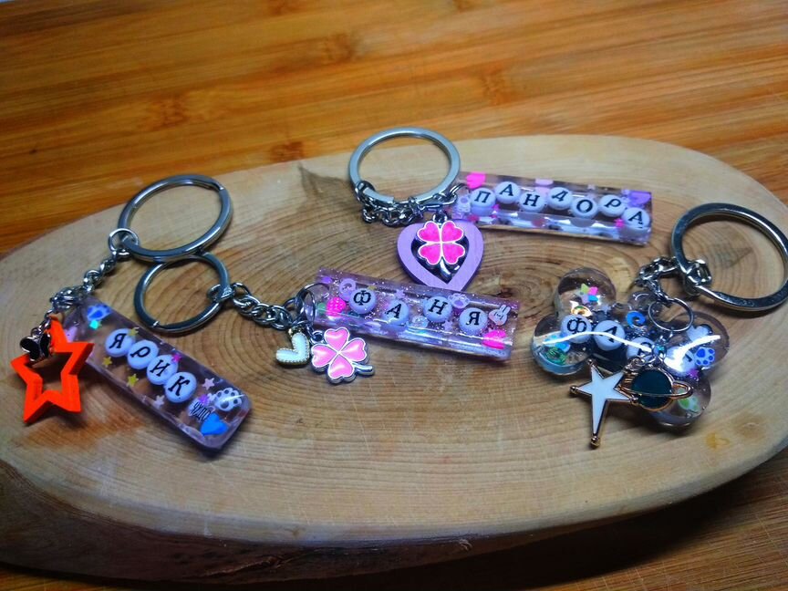 Адресник, Брелки с кличкой и фото