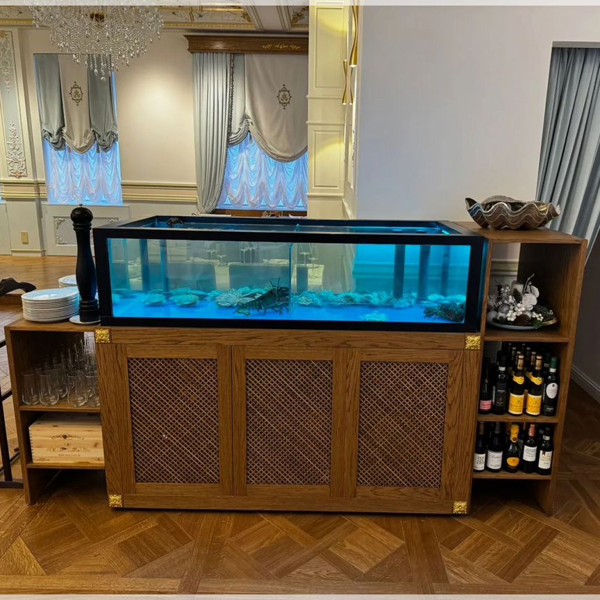 Торговый аквариум для морепродуктов