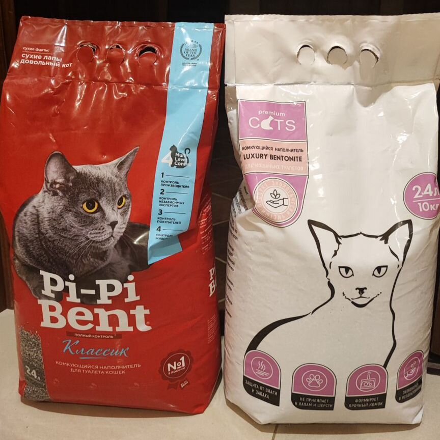 Наполнитель комкующийся для кошачьего туалета