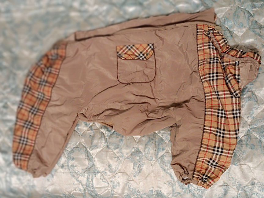 Теплый комбинезон для средней собаки