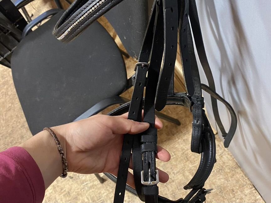 Уздечка для лошади бу