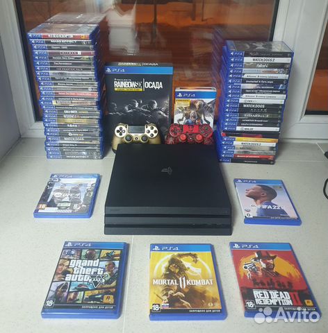Sony PlayStation 4 Pro + игры купить в Сургуте | Электроника | Авито