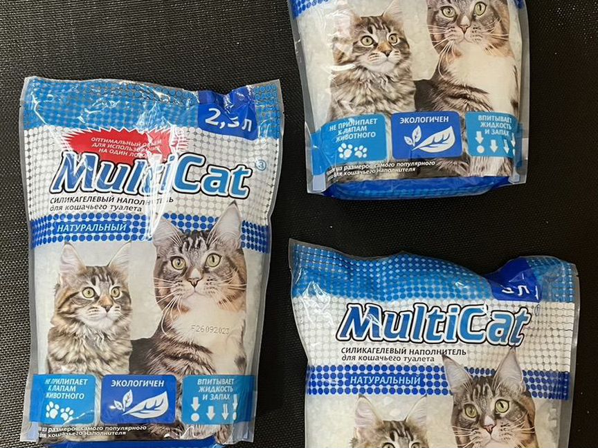 Наполнитель для кошачьего туалета multicat