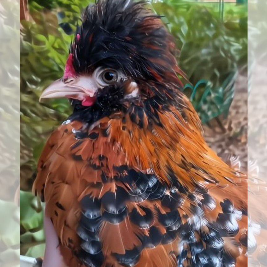 Декоративные мини курочки Алтайская бентамка