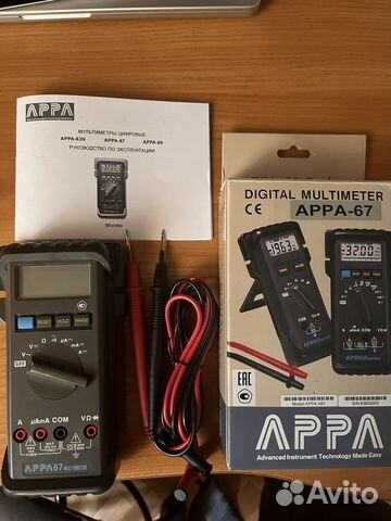 Мультиметр цифровой appa-67 купить в Санкт-Петербурге | Товары для дома и дачи | Авито