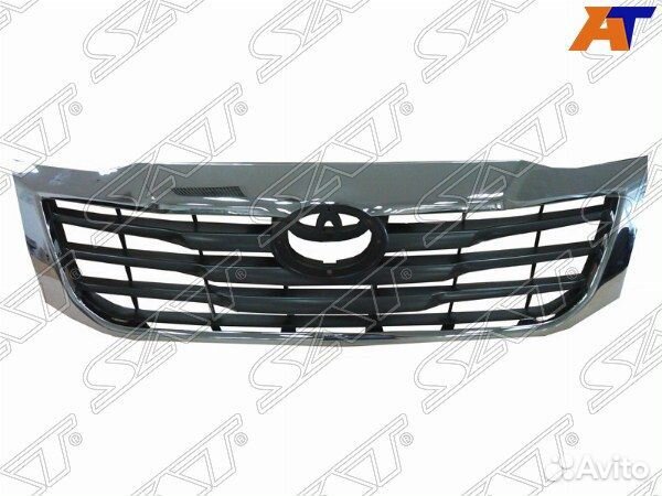 Решетка радиатора toyota hilux vigo 11-15 черная с в Москве, цена 7 696 ...