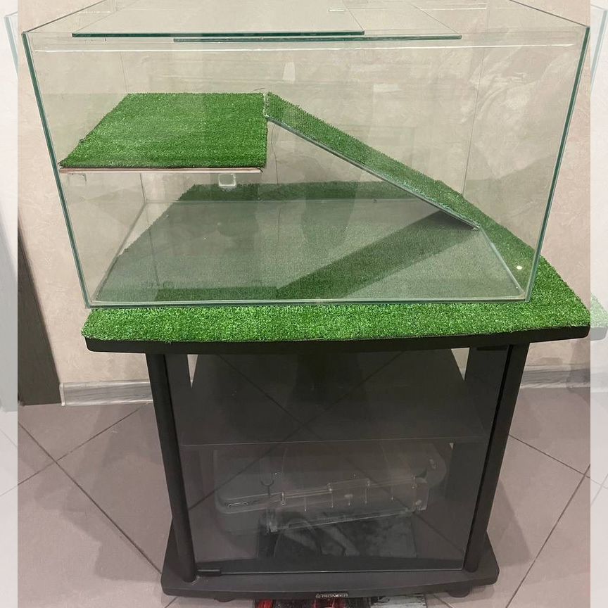 Акватеррариум 73 литра для водных черепашек