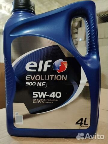 Масло моторное ELF Evolution 900 NF 5W40 4 л купить в Москве | Авито