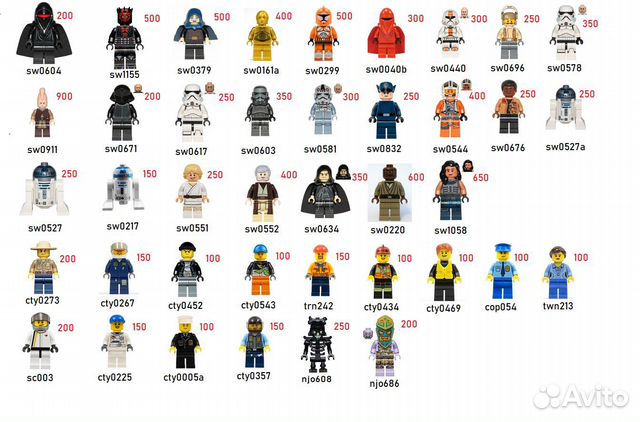 Lego Star Wars, city, ninjago минифигурки купить в Магнитогорске ...