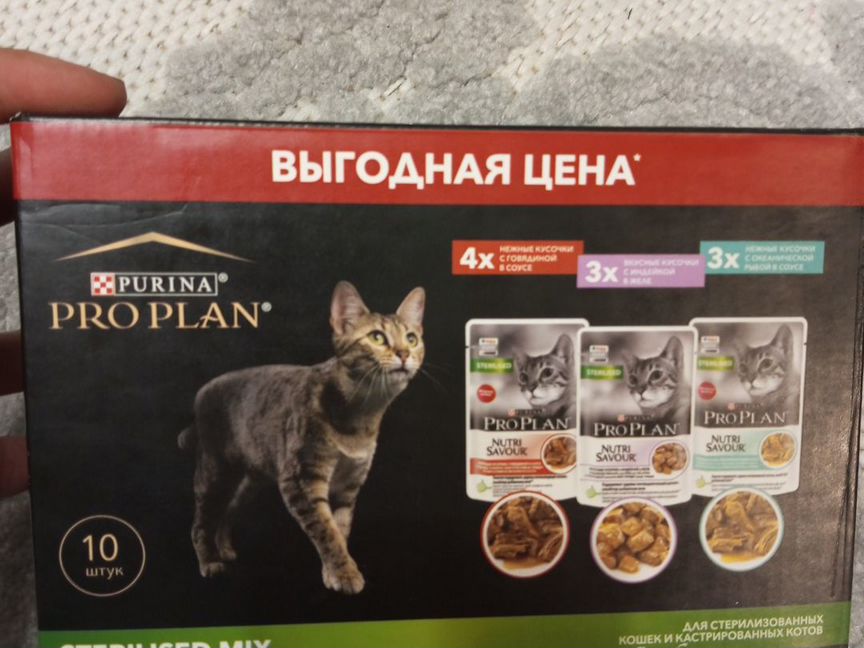 Корм для котов проплан паучи