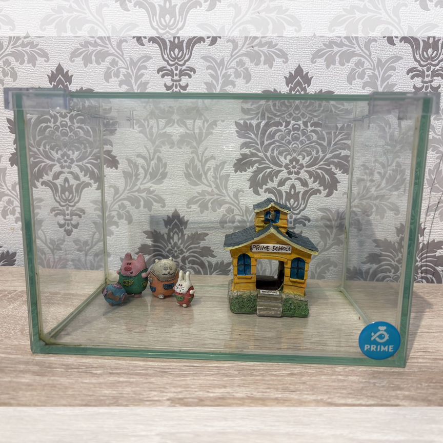 Аквариум с фигурками 23*13см
