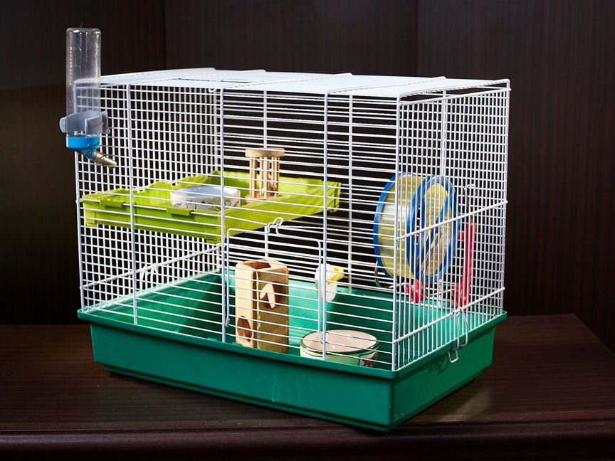 Клетка 2-х этажная для хомяков мышей крысят