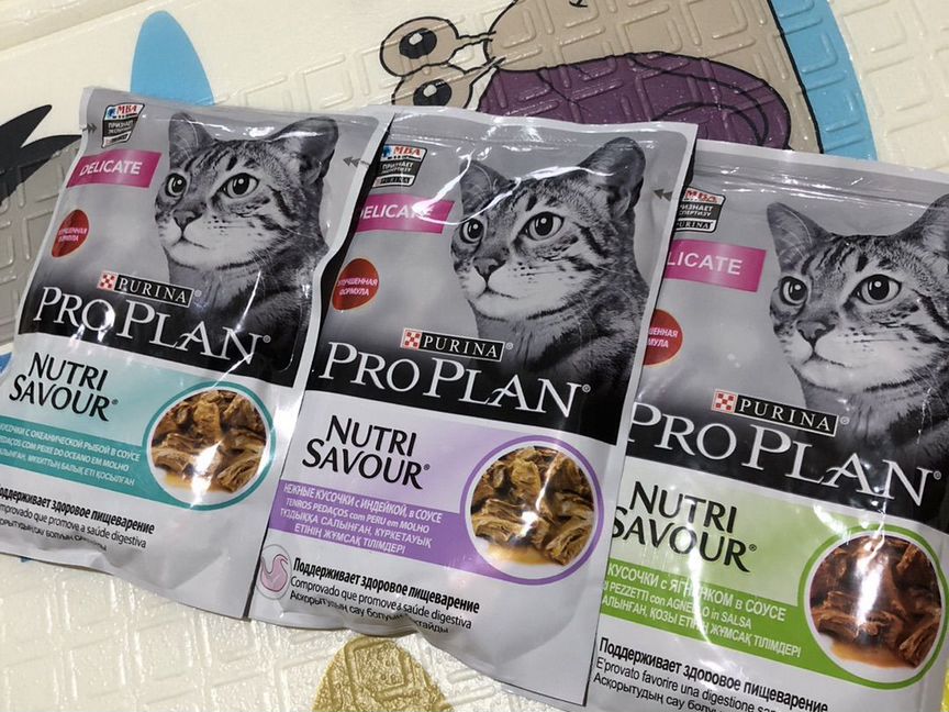 Purina pro plan влажный корм для кошек в соусе