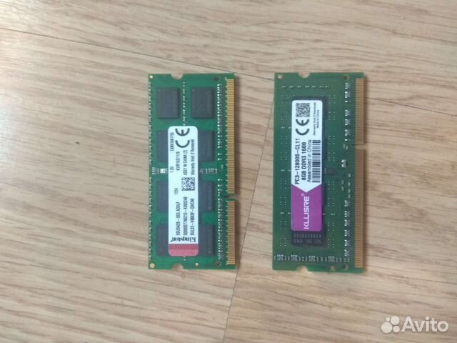 2 плашки по 8gb Ddr3 ноутбучные купить в Москве Электроника Авито