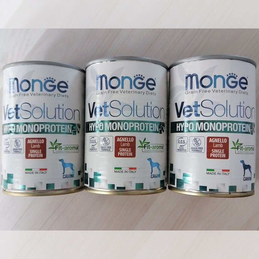 Корм для собак Monge VetSolution Hypo Monoprotein