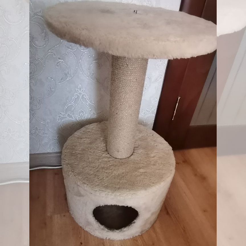 Лежанка для кошек новая и домик для кошки