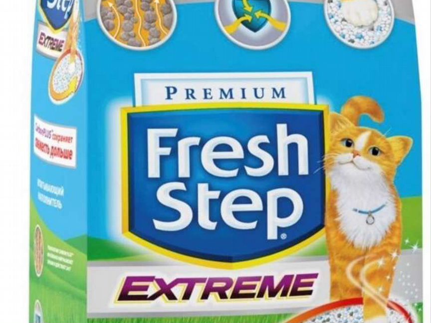 Наполнитель Fresh Step Premium Extreme, 6 л
