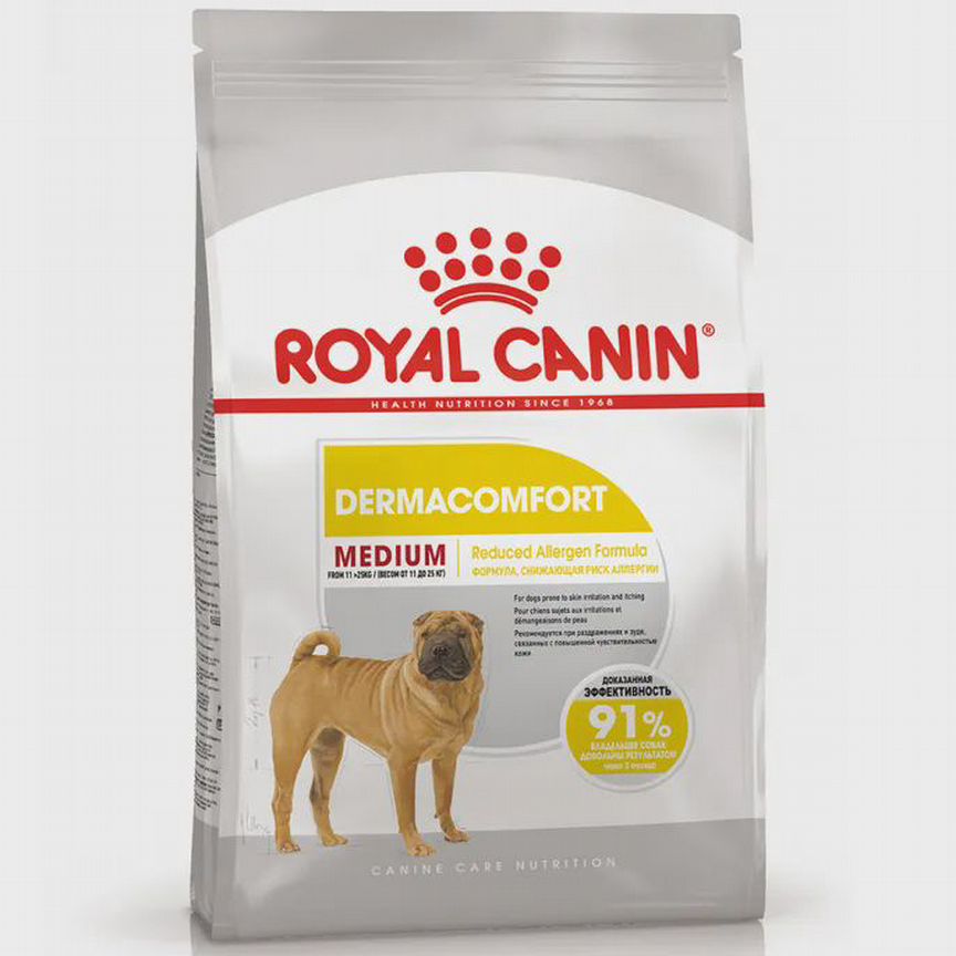 Корм для собак Royal Canin Dermacomfort Medium