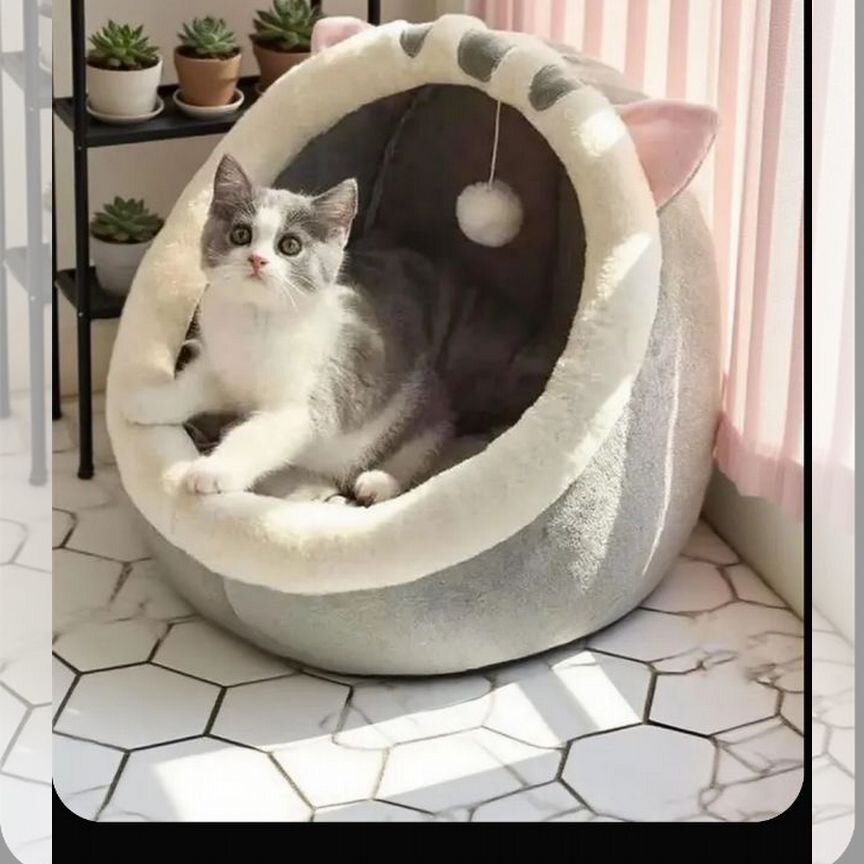 Домик лежанка для кошки, собаки