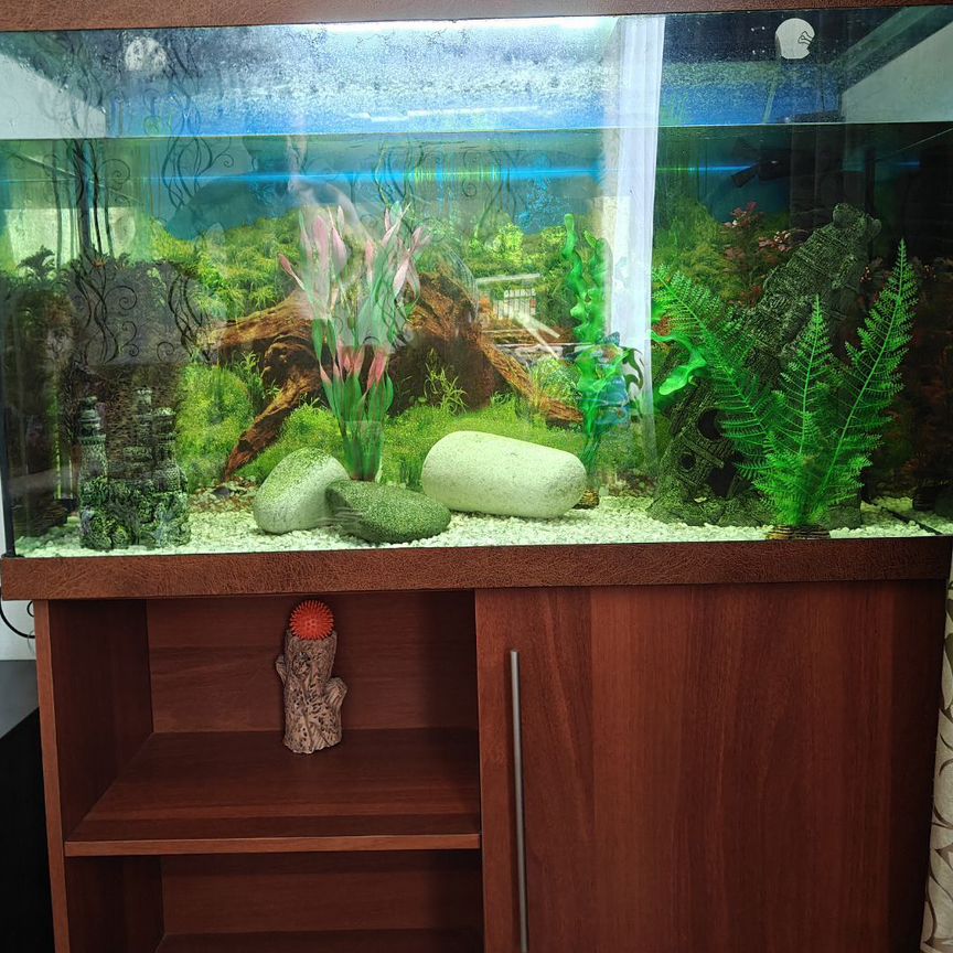 Аквариум с тумбой